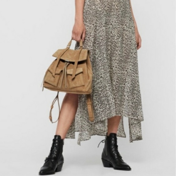 All Saints | Bags | Allsaints Ziggy Suede Backpack | Poshmark
